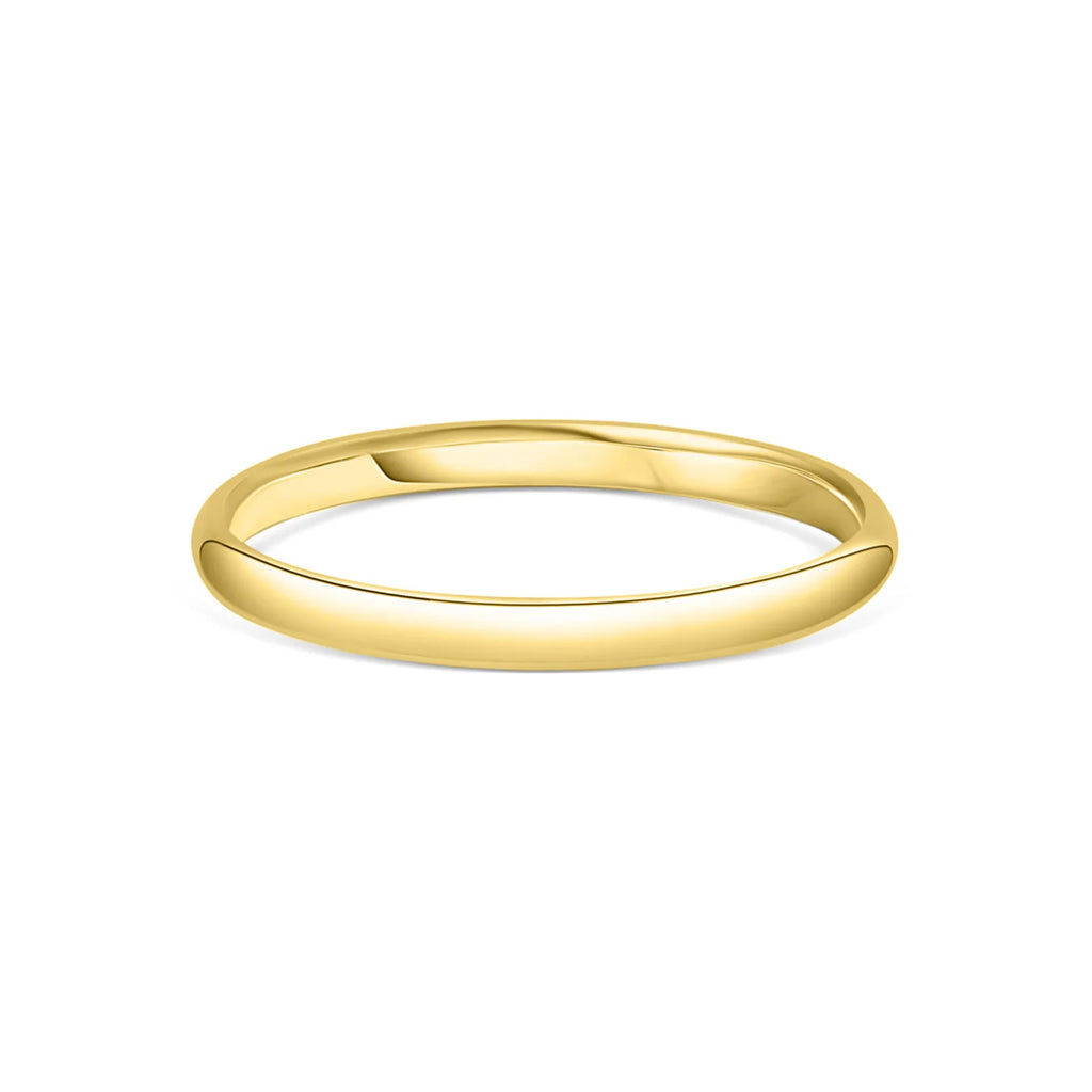 The Always Women’s Simple Gold Wedding Band – Modern Gents