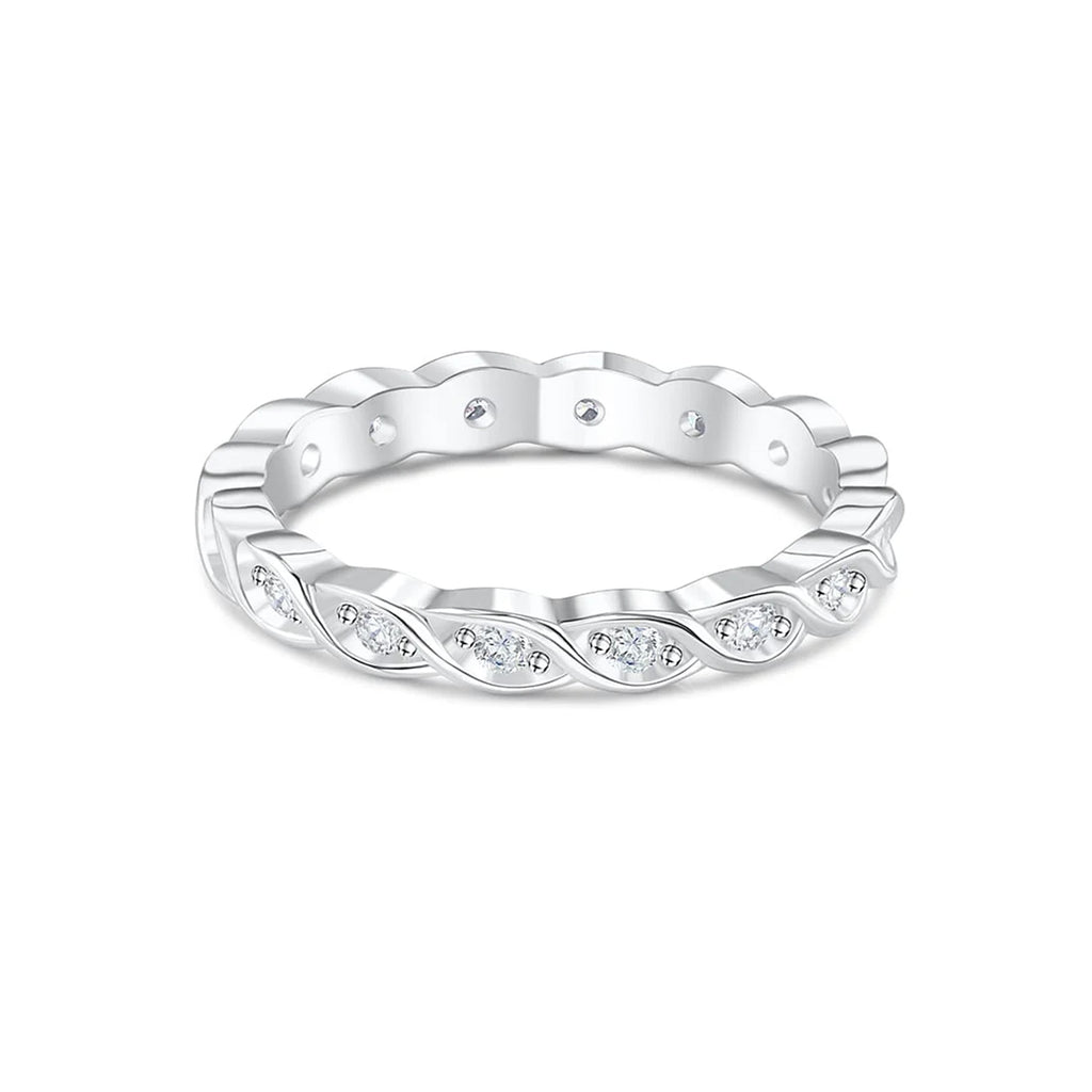 Unique Intertwined Eternity Band | Vintage Wedding Bands – Modern Gents