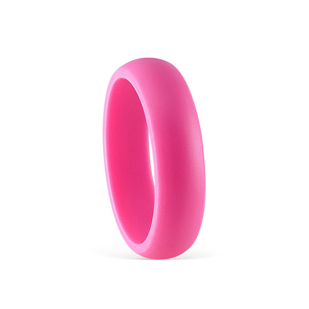 The Flex Hot Pink Silicone Ring – Modern Gents